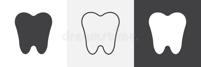 Tooth vecor icon set stock vector. Illustration of care - 340695031