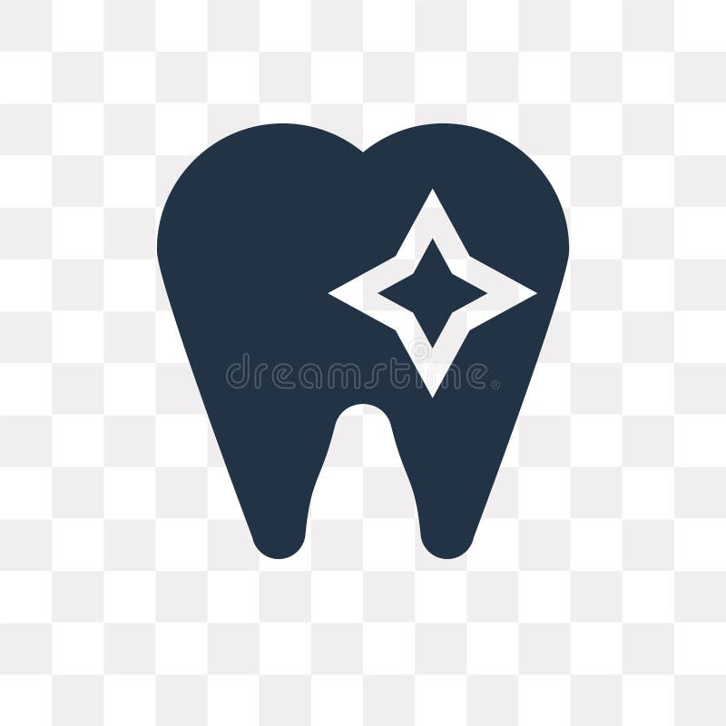 Tooth Vector Icon Isolated on Transparent Background, Tooth Tra Stock ...
