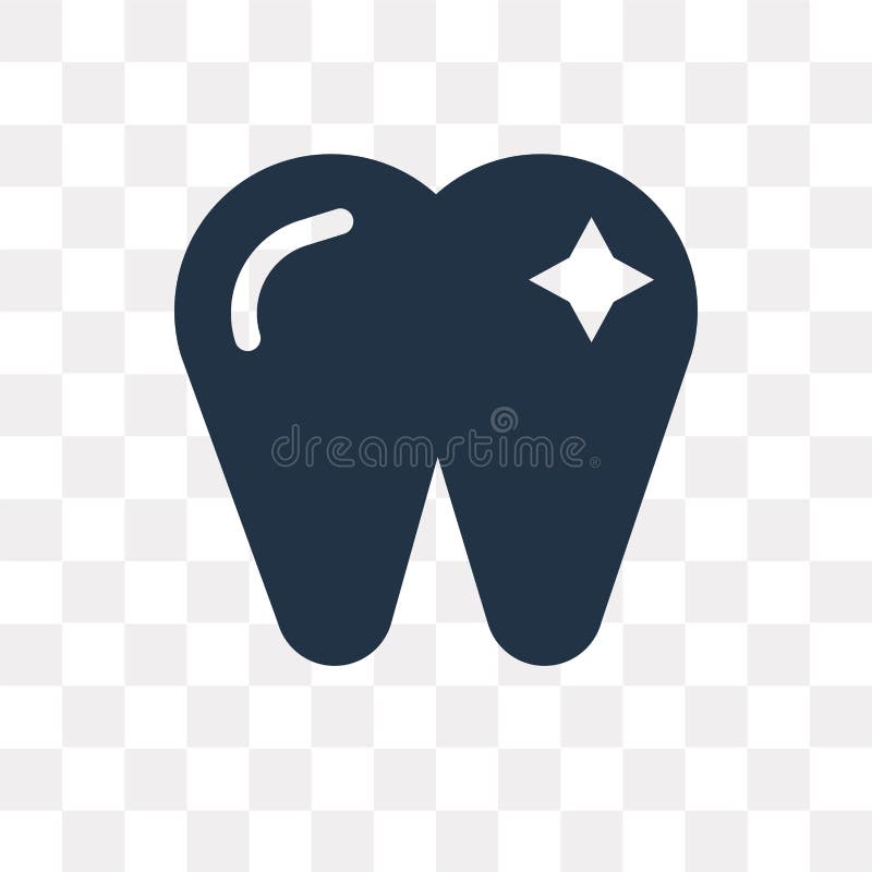 Tooth Vector Icon Isolated on Transparent Background, Tooth Tra Stock ...