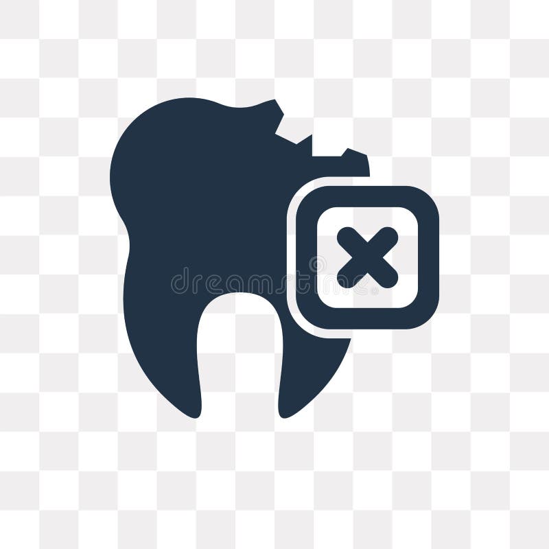 Tooth Vector Icon Isolated on Transparent Background, Tooth Tra Stock ...