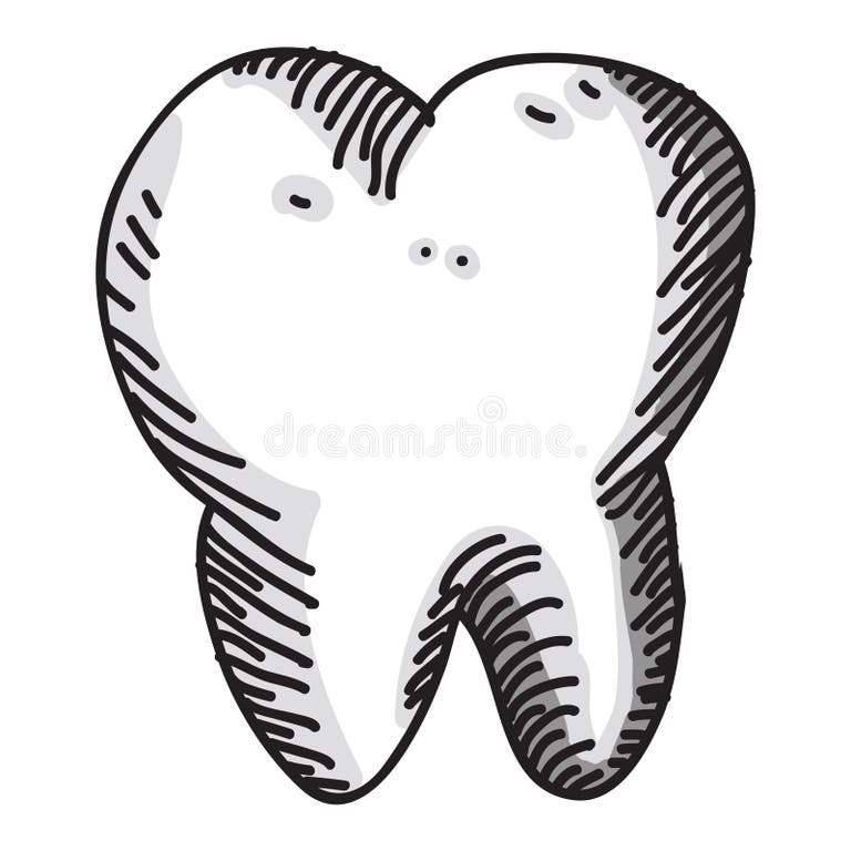 Tooth. Vector Illustration Decorative Design Stock Vector ...