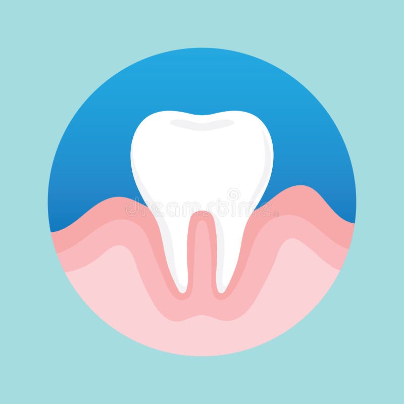 Tooth. Vector Illustration Decorative Design Stock Vector ...
