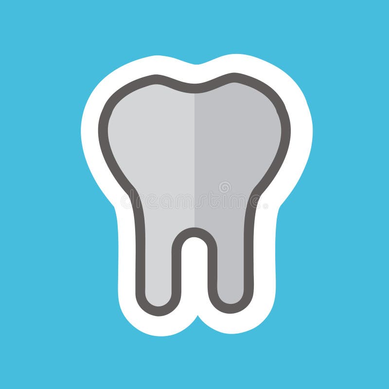 Tooth. Vector Illustration Decorative Design Stock Vector ...