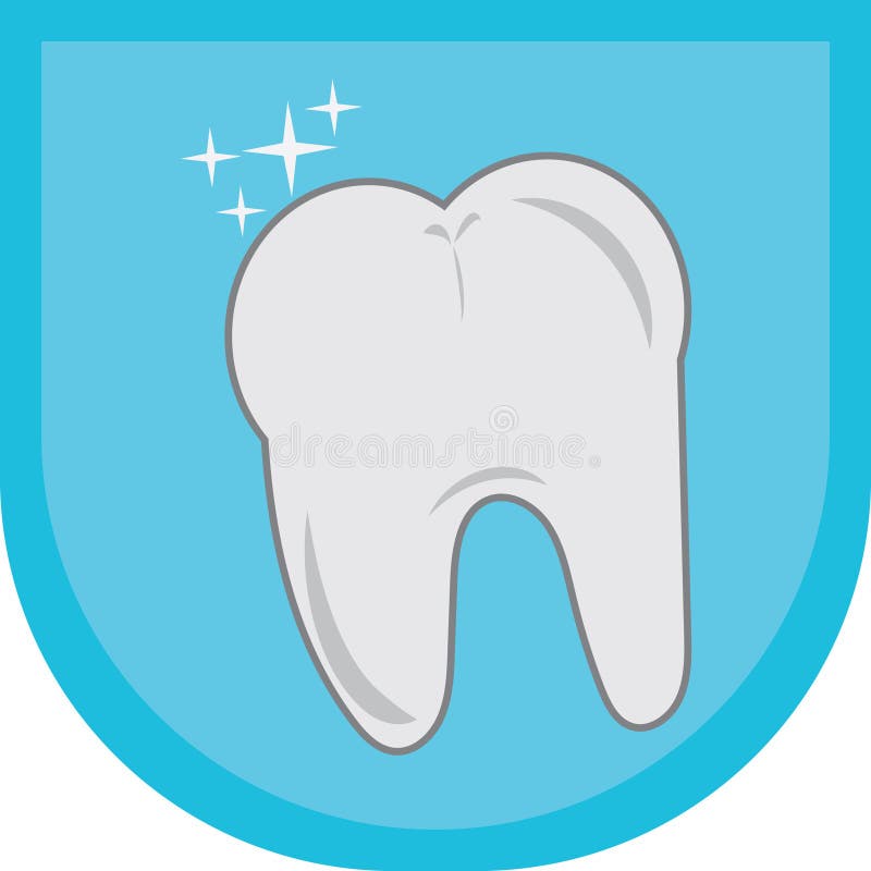 A Tooth. Vector Illustration Decorative Design Stock Vector ...