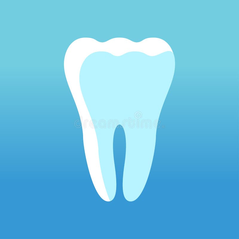 Tooth white icon stock vector. Illustration of healthcare - 113318614
