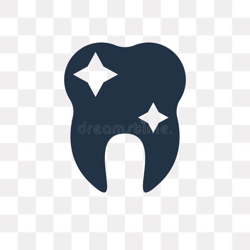 Tooth Whitening Vector Icon Isolated on Transparent Background, Stock ...