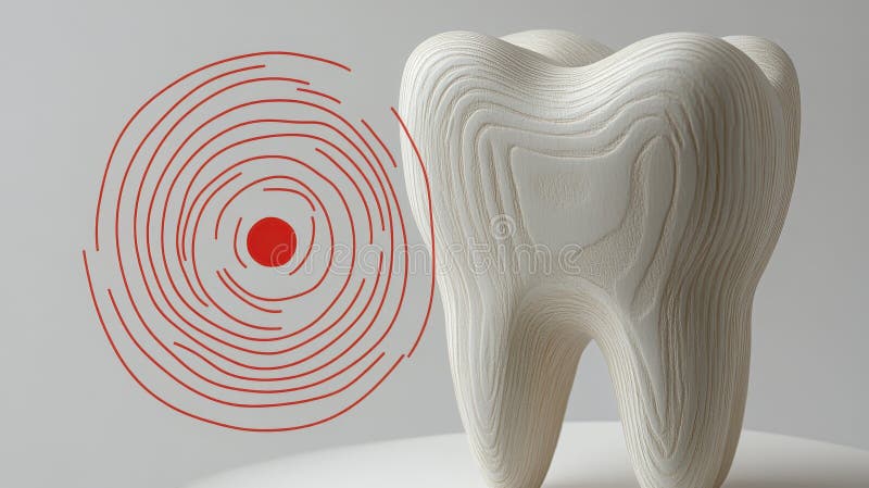 Toothache Focus Dental Pain and Sensitivity Visualization Stock Photo ...