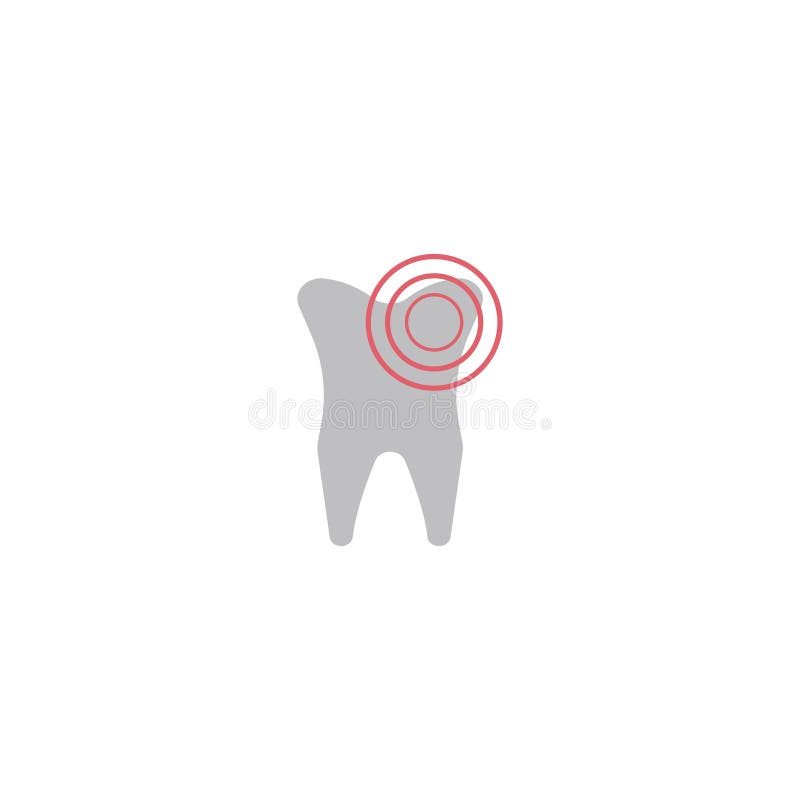 Toothache Icon Logo Design Template Vector Eps 10 Stock Vector ...