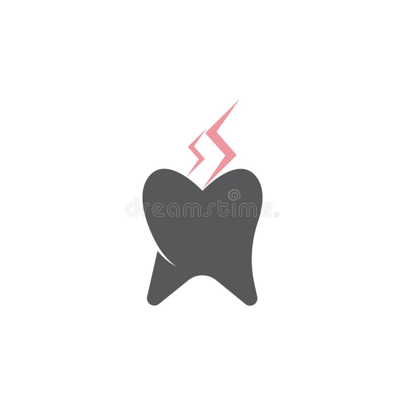 Toothache Icon Logo Design Template Vector Eps 10 Stock Illustration ...