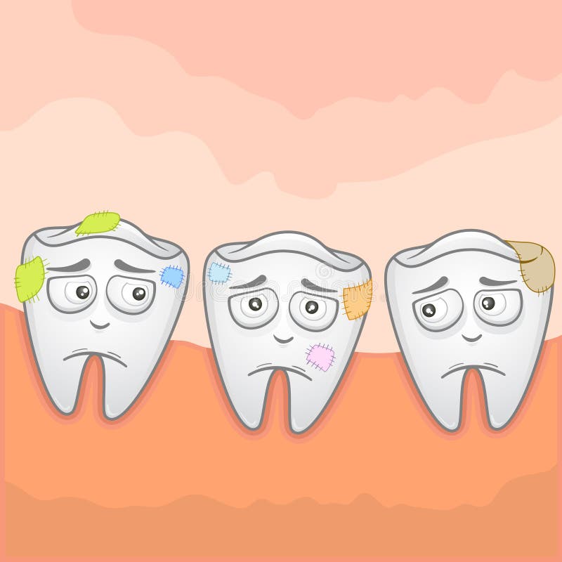 Toothache stock illustration. Illustration of dental - 34611349