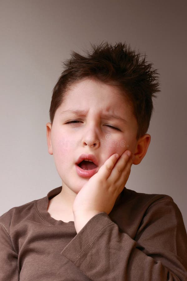 Child with toothache stock image. Image of health, amalgam - 48052235