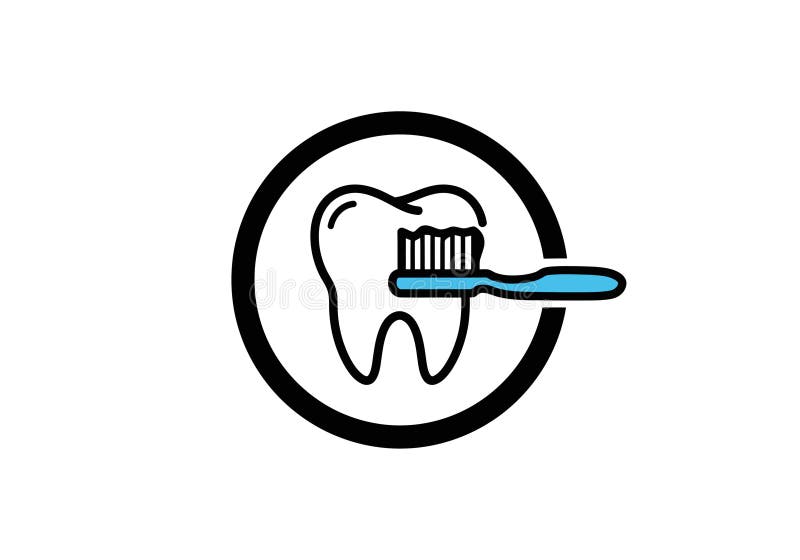 Dental logo clipart stock vector. Illustration of symbol - 364073131