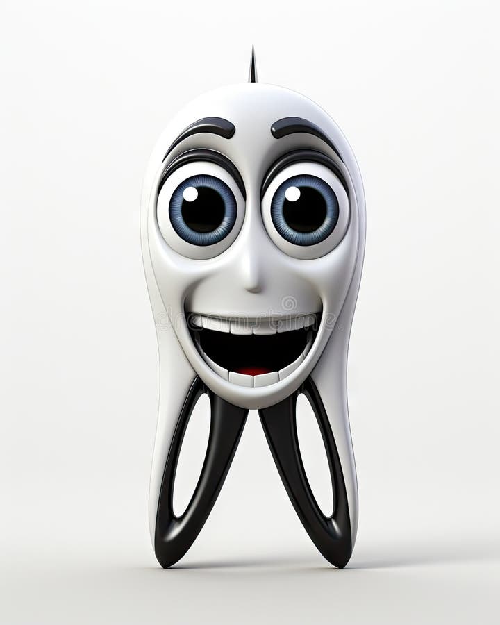 A Toothbrush with a Creepy Face on it S Head. Generative Ai Stock ...