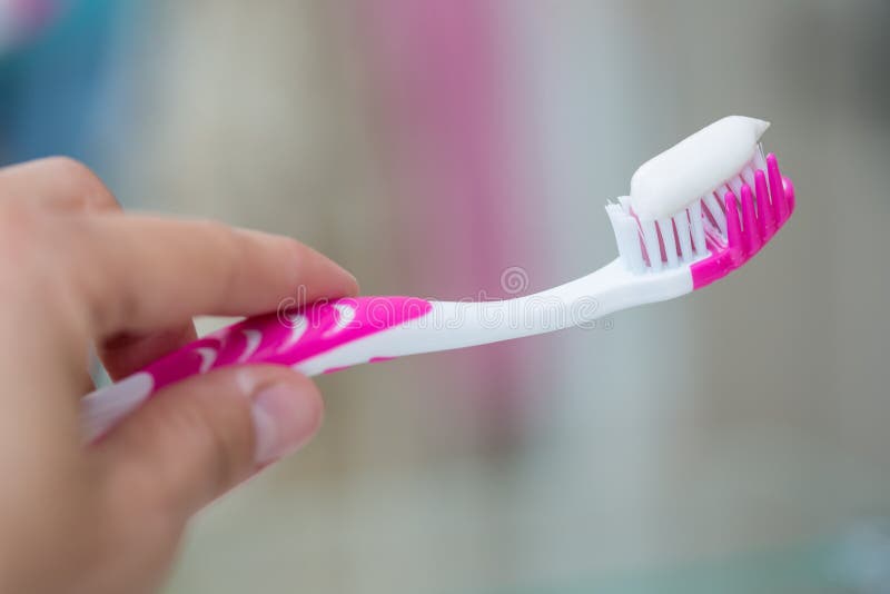 Toothbrush in the hand stock image. Image of mouth, child - 89847113
