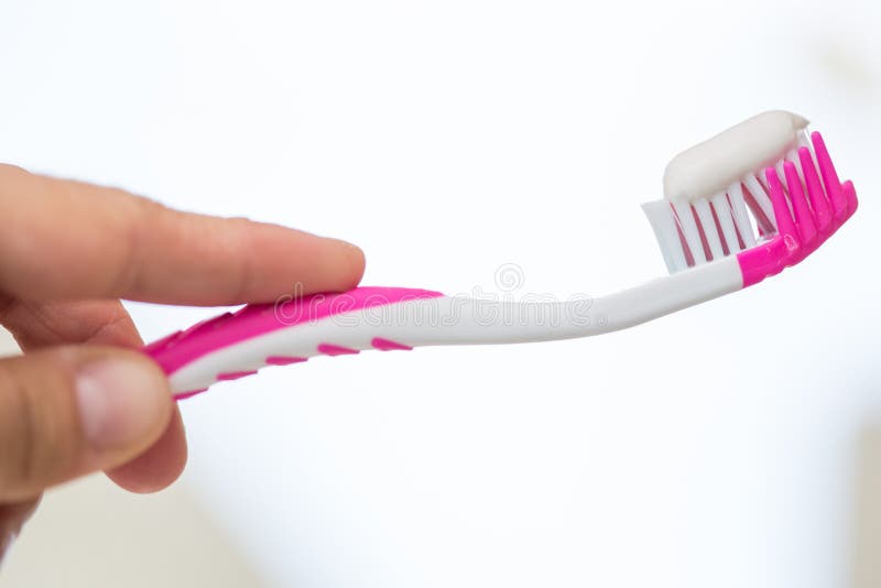 Toothbrush in the hand stock image. Image of mouth, child - 89847113