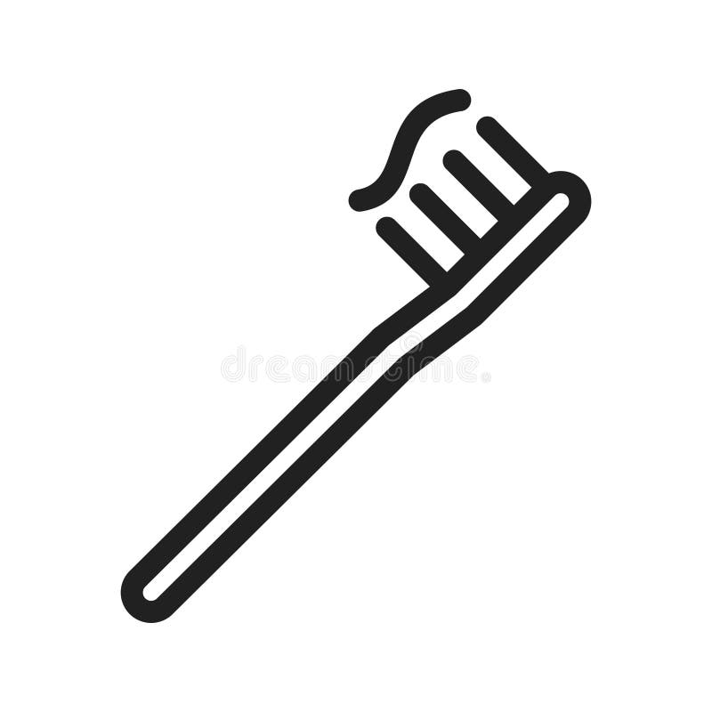 Toothbrush icon stock vector. Illustration of care, smile - 82108363