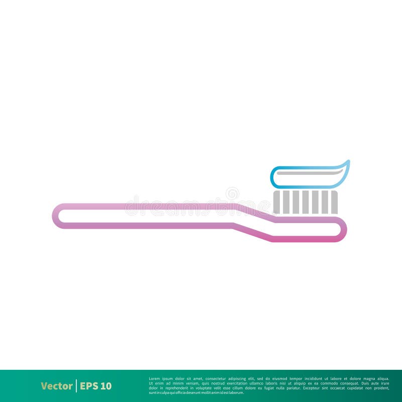 Toothbrush Icon Vector Logo Template Illustration Design. Vector EPS 10 ...