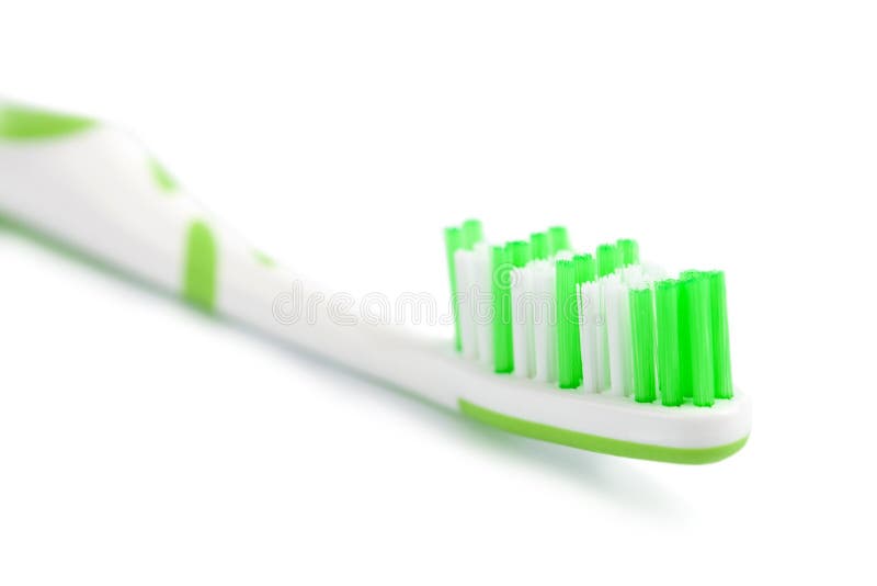 Toothbrush, Green Toothpaste and Tube Isolated Stock Image - Image of ...