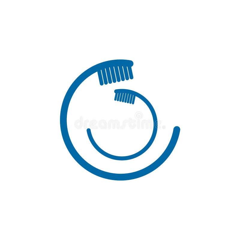 Toothbrush Logo Icon Design Template Stock Vector - Illustration of ...