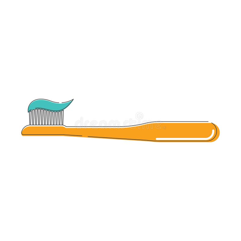 Toothbrush logo icon stock vector. Illustration of healthy - 317736241