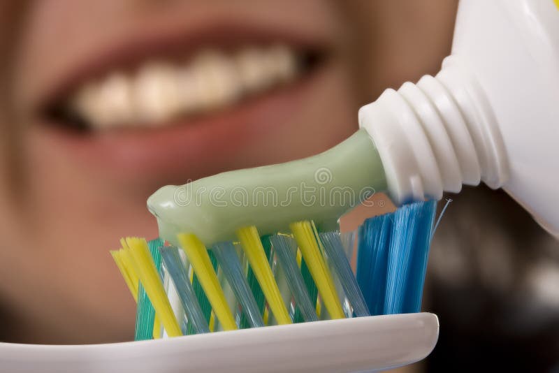 Toothbrush and paste stock photo. Image of cleaning, body - 11937436