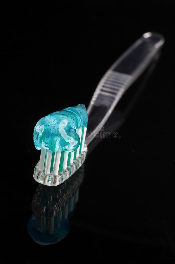 Toothbrush and paste stock photo. Image of closeup, mouth - 7598410