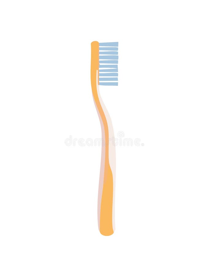 A Toothbrush Simple Illustration Stock Vector - Illustration of ...