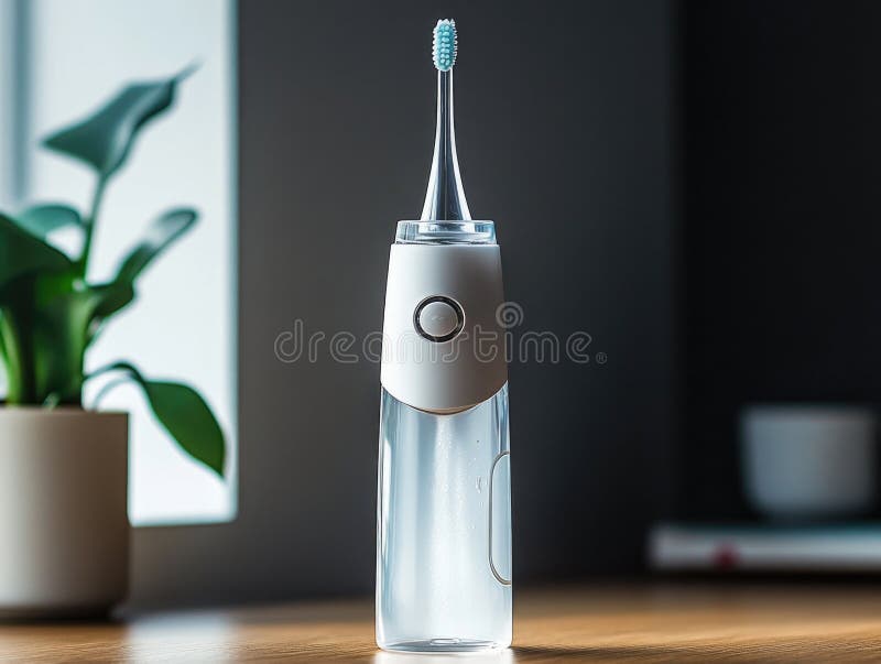 A Toothbrush Sits on Top of a Simple Wooden Table, Ready for Use Stock ...