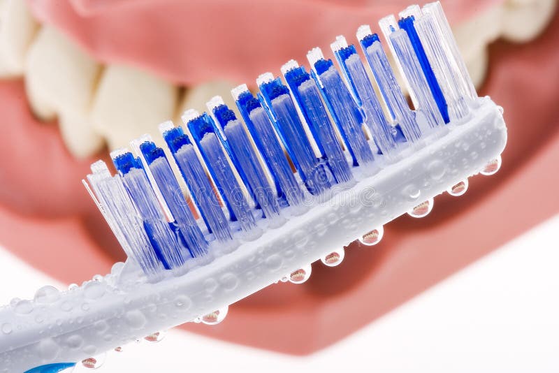 Toothbrush and teeth stock image. Image of mouth, hygiene - 1959935