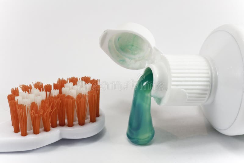 Toothbrush and toothpaste stock photo. Image of hygiene - 18484974