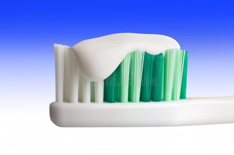 Toothbrush with toothpaste stock photo. Image of hygiene - 20507500