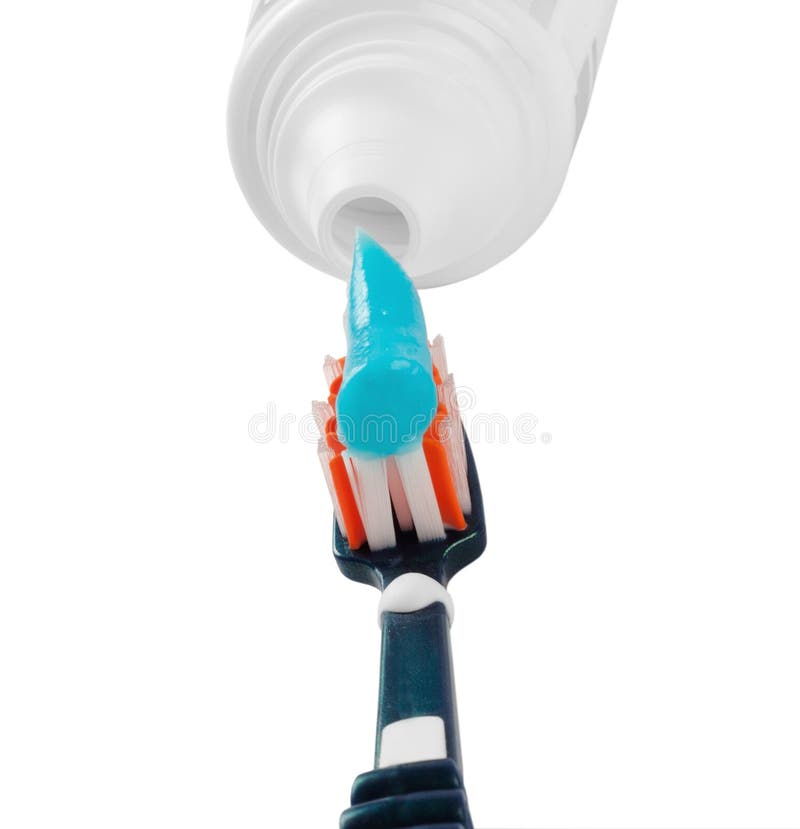 Toothbrush with toothpaste stock photo. Image of still - 21306528
