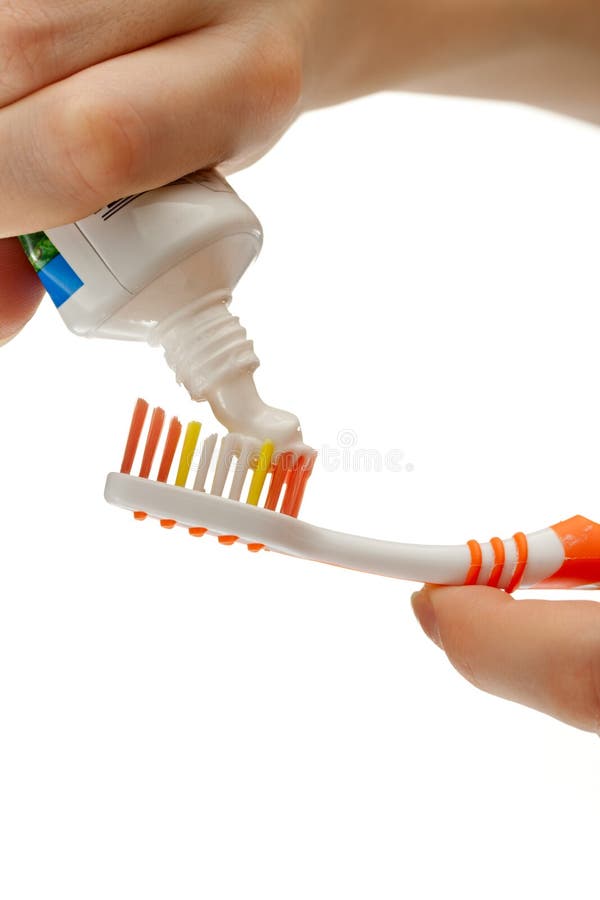 Toothbrush and toothpaste stock image. Image of fresh - 23634801