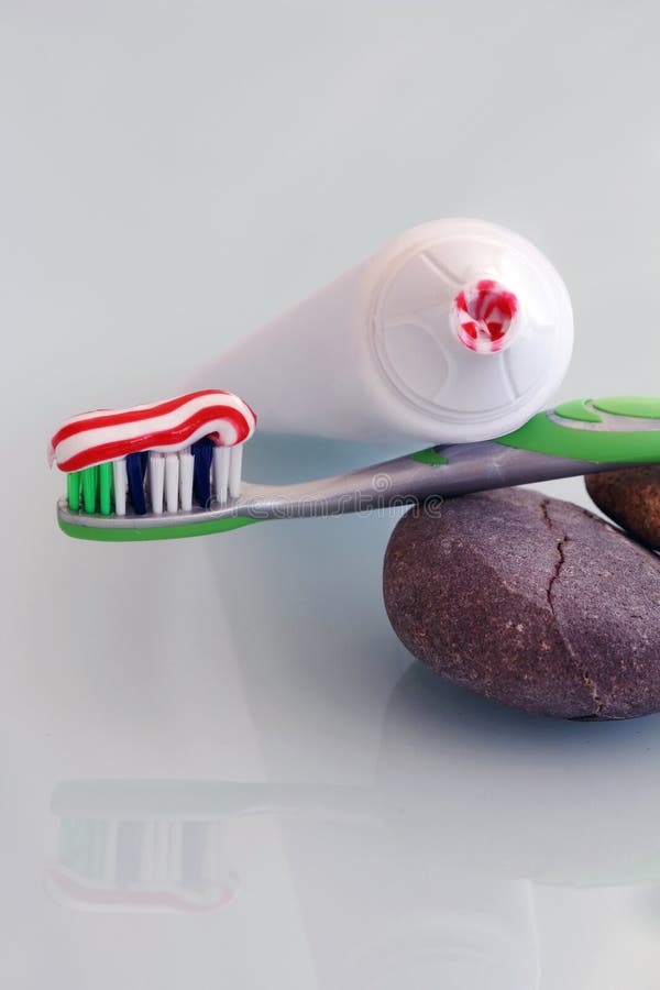 Toothbrush and toothpaste stock photo. Image of importantly - 23891670