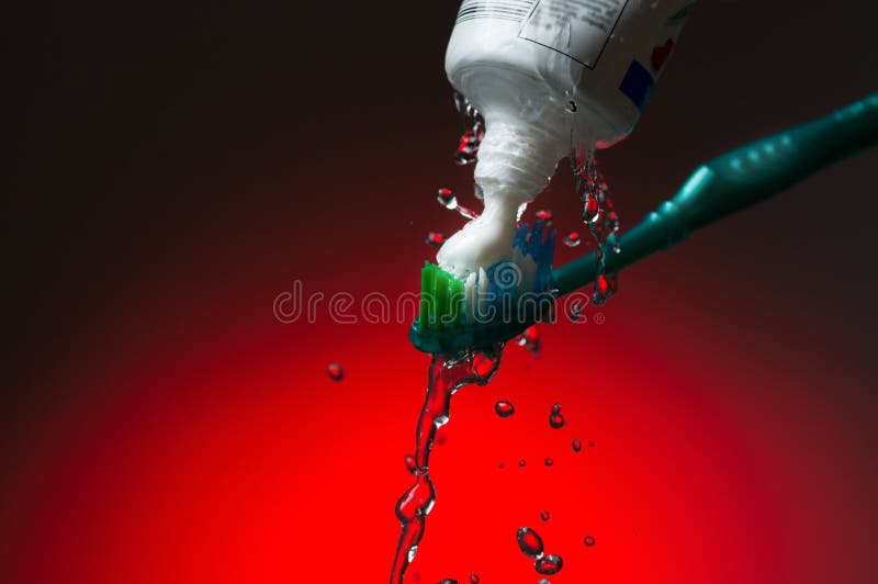 Toothbrush and toothpaste stock image. Image of protection - 26568549