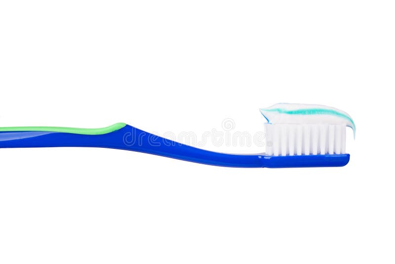 Toothbrush with toothpaste stock photo. Image of fluoride - 51972128