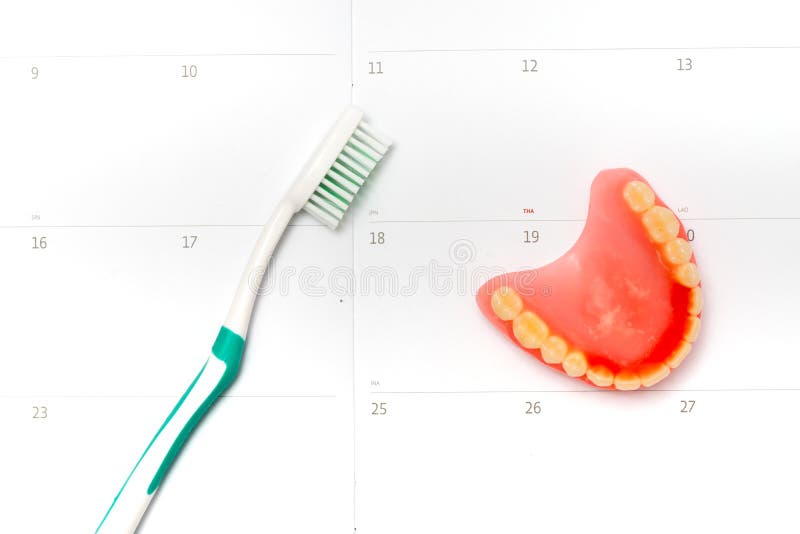Toothbrush and Toothpaste from Top View Stock Photo - Image of care ...