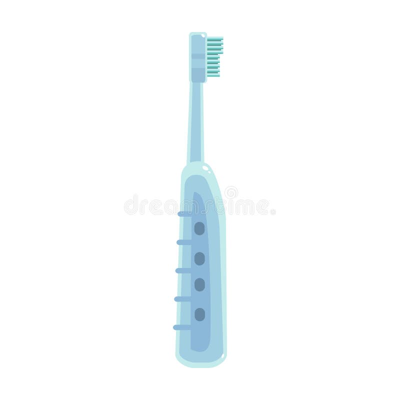 Toothbrush Vector Icon.Cartoon Vector Icon Isolated on White Background ...