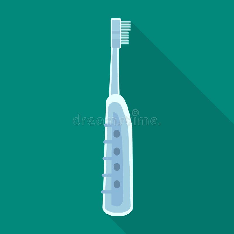 Toothbrush Vector Icon.Flat Vector Icon Isolated on White Background ...