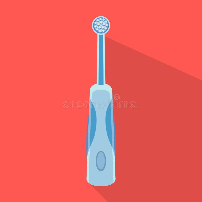 Toothbrush Vector Icon.Flat Vector Icon Isolated on White Background ...