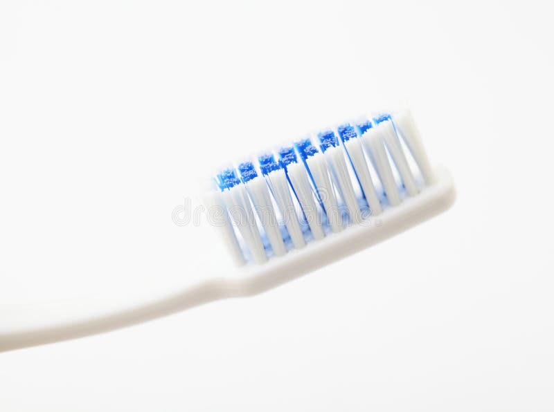 Toothbrush on White Background Stock Photo - Image of prophylaxis ...