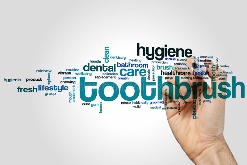 Toothbrush word cloud stock image. Image of fresh, morning - 88650349