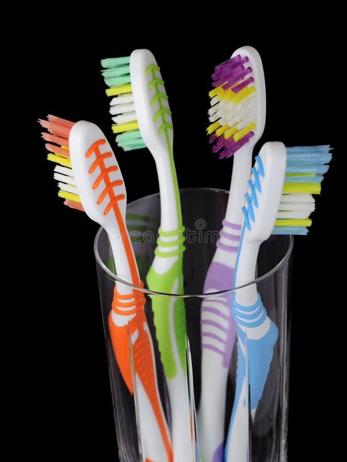 Toothbrushes stock image. Image of bristle, floss, oral - 22978729