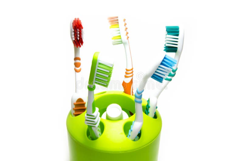 Toothbrushes stock image. Image of brush, teeth, toohpaste - 45344015