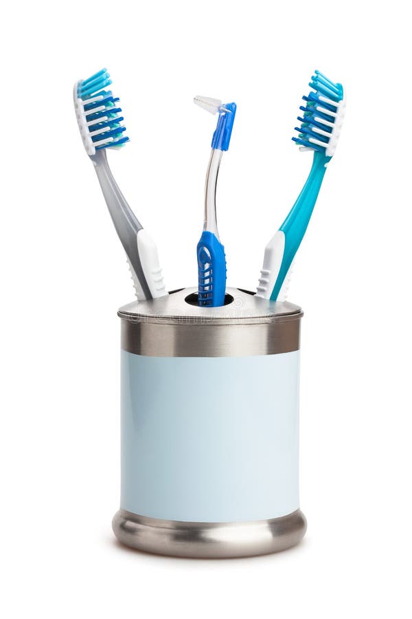 Special Toothbrushes for Care of Braces Bracket Systems, in a Row ...