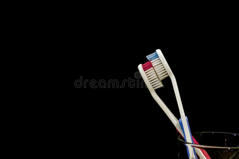 Toothbrushes Have a Crush on Each Other and Make Out. a Jealous Sad ...