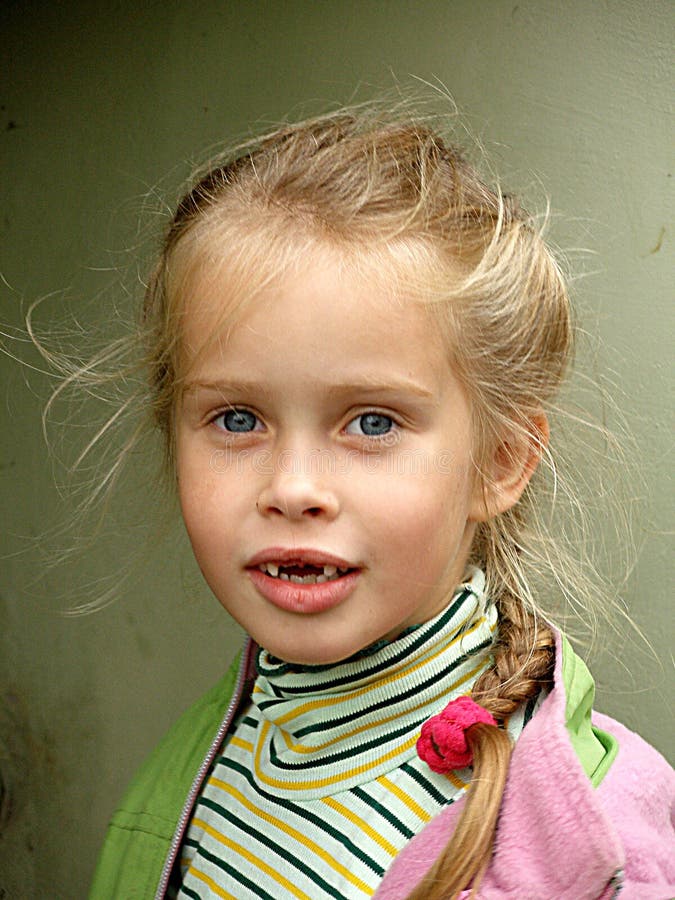 The toothless child stock image. Image of brow, mouth - 1412917