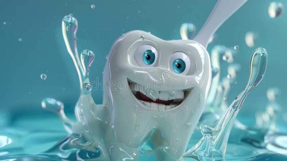 A Toothpaste Advertisement Featuring a Shining Smile Stock Image ...