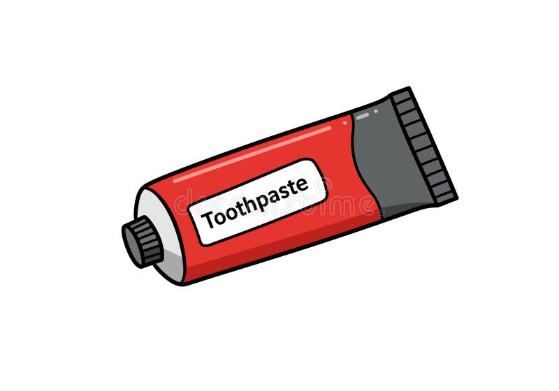 Toothpaste clip art stock vector. Illustration of clean - 364073815