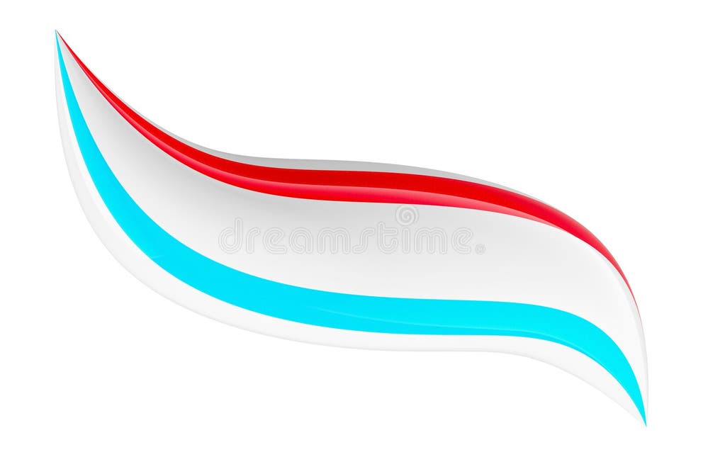 Toothpaste with Colored Stripes. 3D Rendering Stock Illustration ...